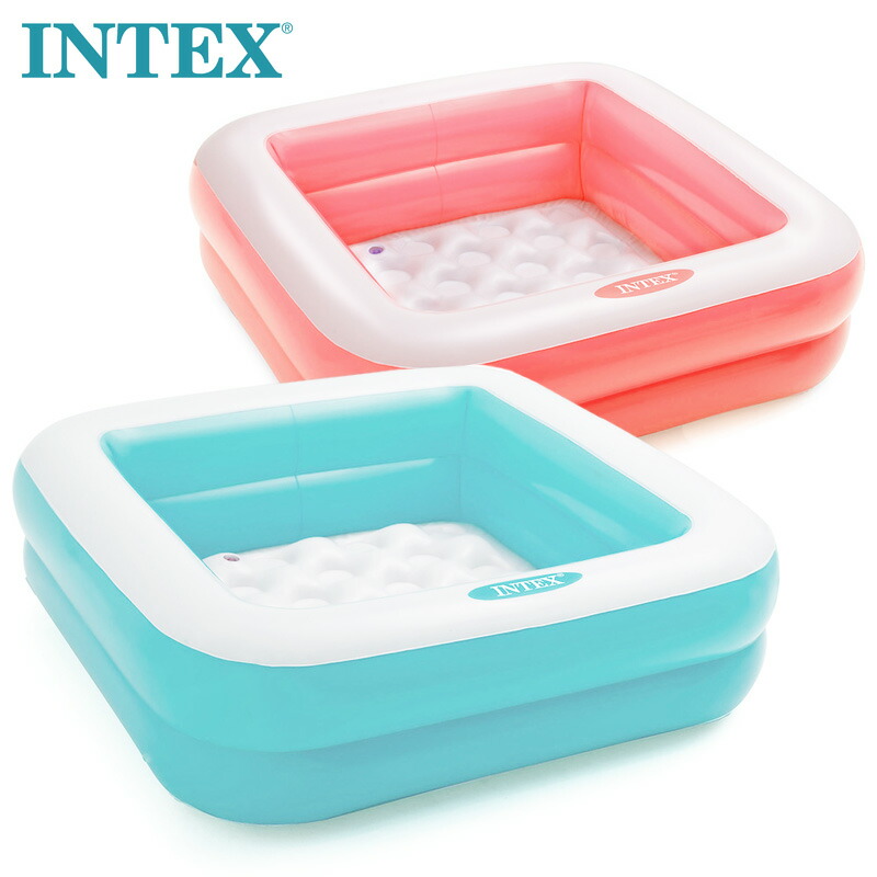 【楽天市場】即納 【 INTEX 】 インテックス プレイボックス インフレータブル 子供用 プール 57100NP1歳 1人 ビニールプール ...