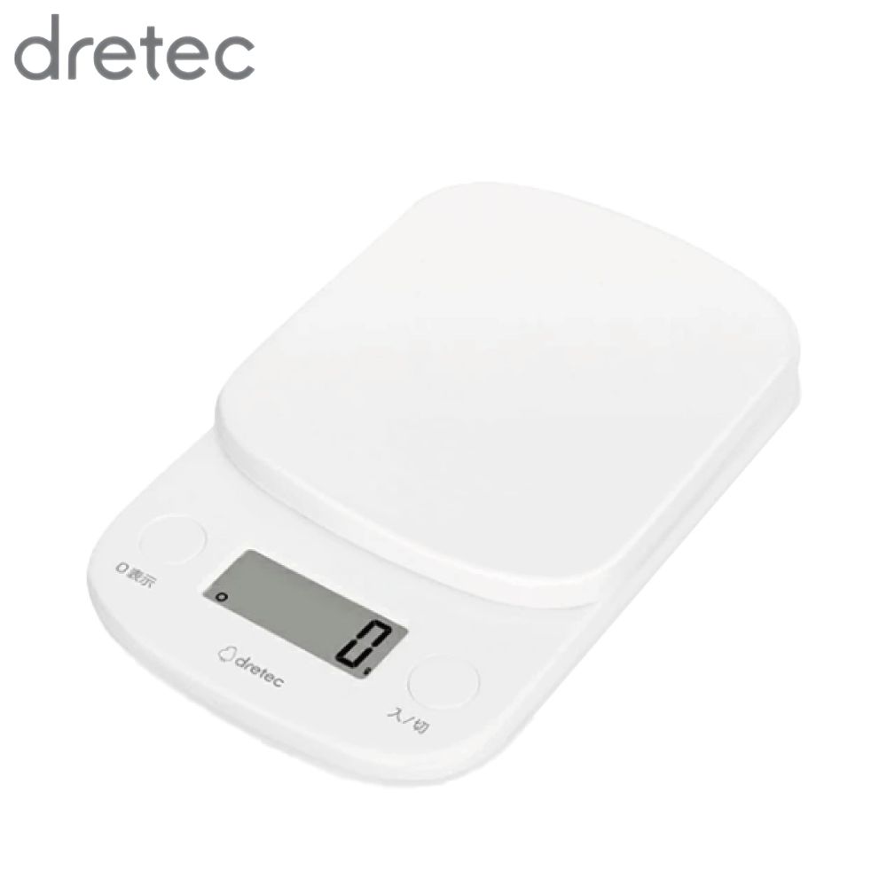【楽天市場】dretec デジタルスケール 1kg ホワイト KS-631WT | デジタルスケール 計量器 コンパクト 薄型 オートパワーオフ機能 省エネ 簡単操作 シンプル キッチン 料理 ...