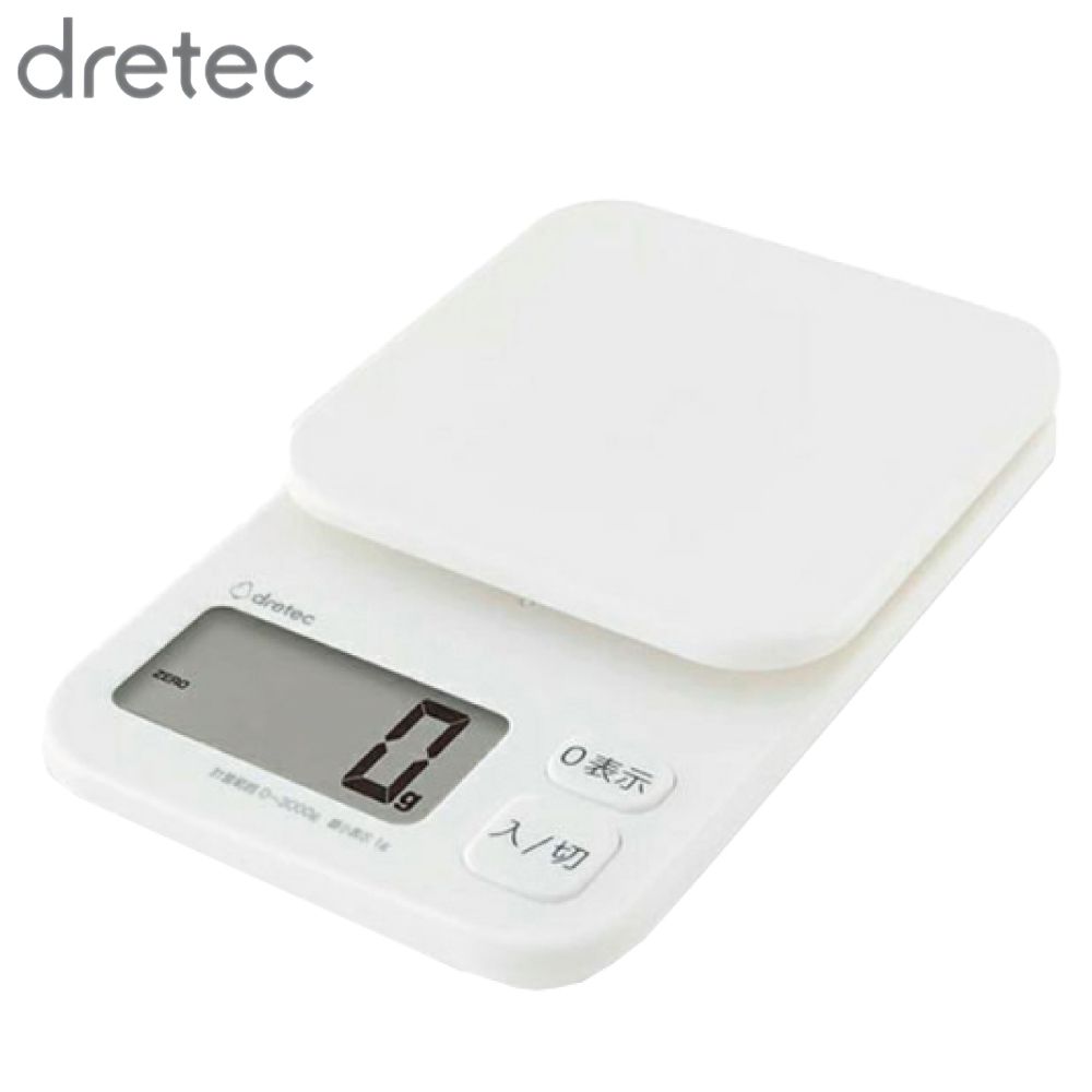 【楽天市場】dretec デジタルスケール トルテ 1kg ホワイト KS-632WT | デジタルスケール 計量器 測り 計り 量り デジタル 家庭 オフィス オートパワーオフ機能 シンプル ...