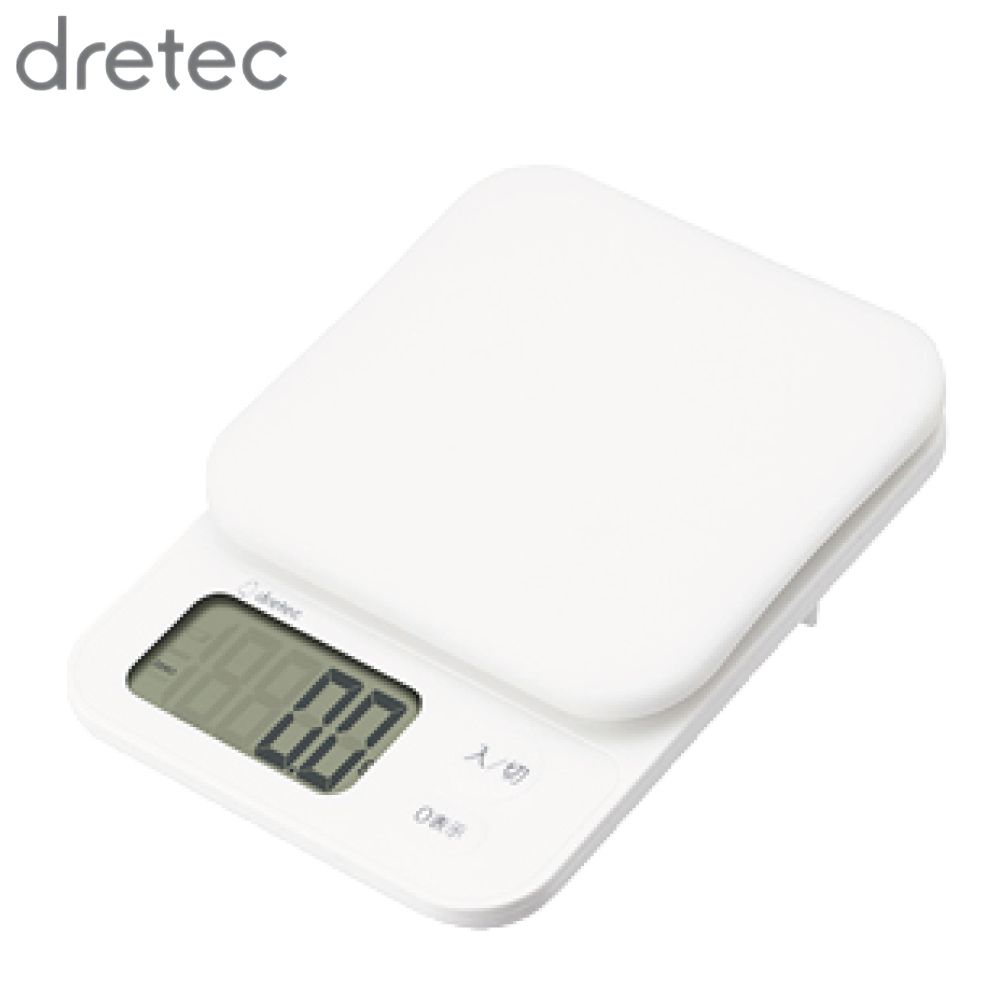 【楽天市場】dretec キッチンスケール ブランジェ 2kg ホワイト KS-729WT | デジタルスケール 計量器 測り 計り 量り デジタル 家庭 オフィス 薄型 オートパワーオフ機能 ...