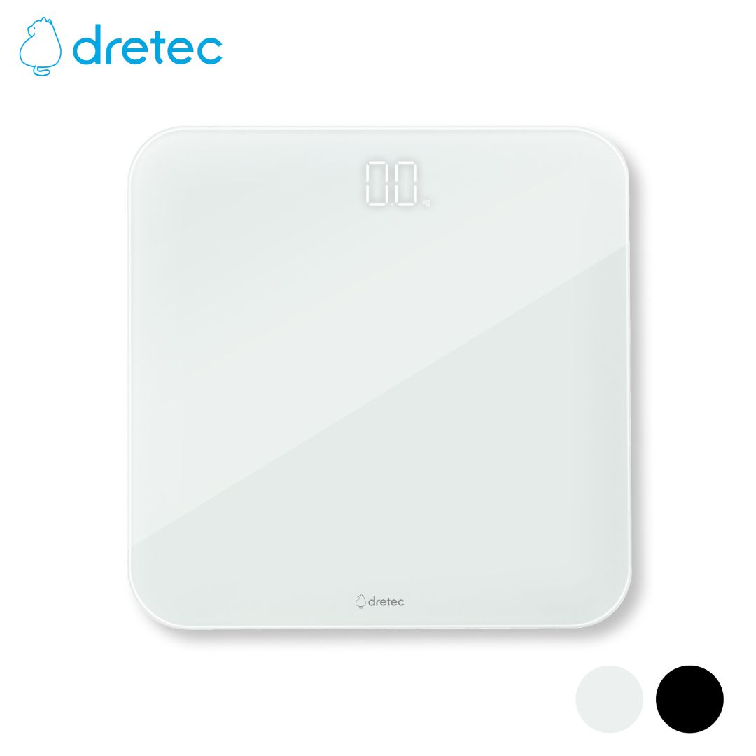 【楽天市場】dretec 全面ガラス スケール グラッセ 全2カラー BS-185 | ドリテック 体重計 シンプル オシャレ おしゃれ 薄型 コンパクト 乗るだけ 小型 軽量 デジタル ...