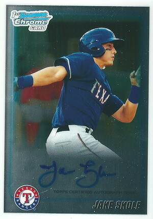 【楽天市場】ジェイク・スコール MLBカード Jake Skole 2010 Bowman Chrome Draft Prospect ...