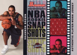 【楽天市場】Shannon Brown 2006/07 Bowman Draft Picks & Stars NBA Rookie Snap ...
