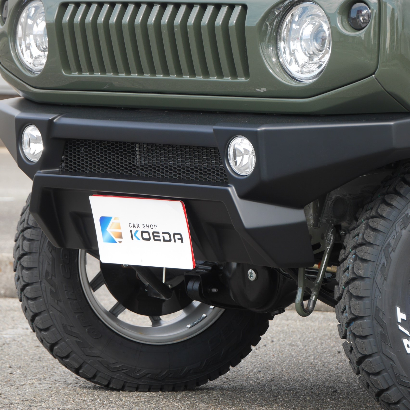 【楽天市場】ジムニー フロントバンパー 未塗装 JB64 jimny カスタム パーツ コンプリートカー オリジナル ジムニーカスタム シエラ ...