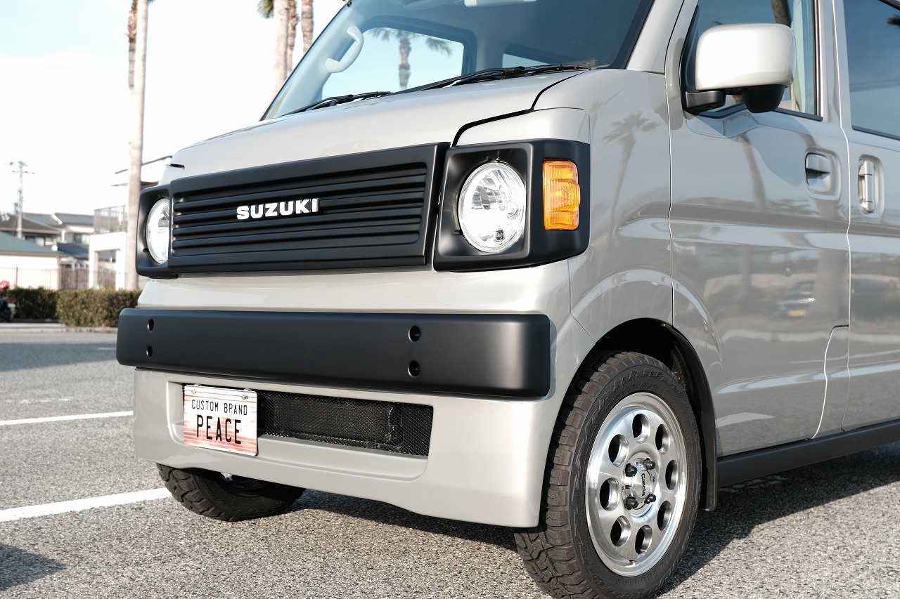 【楽天市場】エブリイ EVERY エブリィバン エブリィワゴン DA17 丸目キット 丸目 オリジナル カスタムパーツ エアロパーツ 未塗装 ...