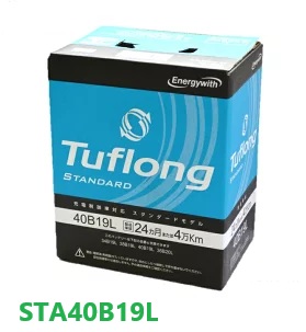 【楽天市場】エナジーウィズ Tuflong STANDARD バッテリー STA40B19L 国産車用 充電制御車対応：BIC コネクト