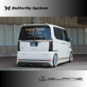 【楽天市場】ButterflySystem バタフライシステム （黒死蝶セカンドインパクト） NBOX CUSTOM Nボックスカスタム JF1 リアハーフスポイラー：OCTAGON