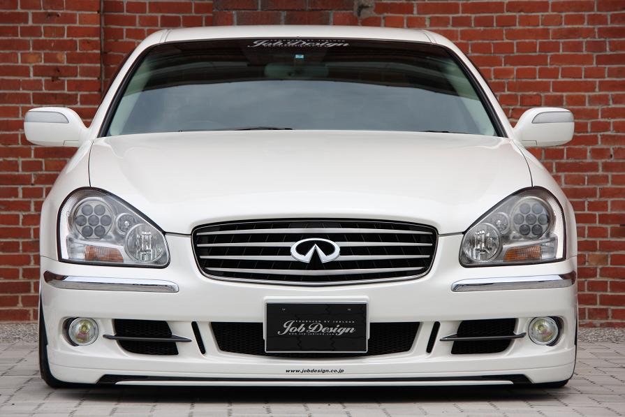 【楽天市場】JOBDESIGN ジョブデザイン Hybrid Neo シーマ F50 前期 エアロ3点セット フロントバンパー サイドステップ ...