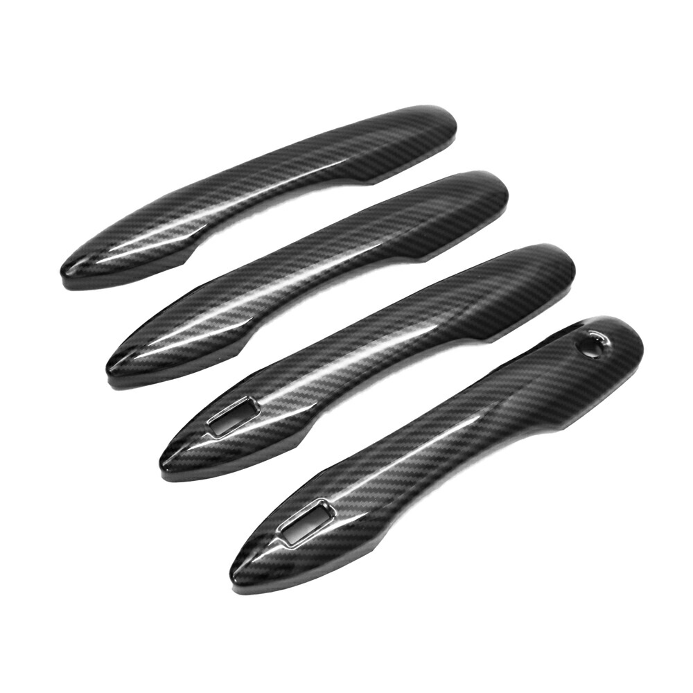 【楽天市場】トヨタ カローラツーリング E210 E214 E211 イミテーション カーボン ドア ハンドル カバー：カーパーツショップDRESS