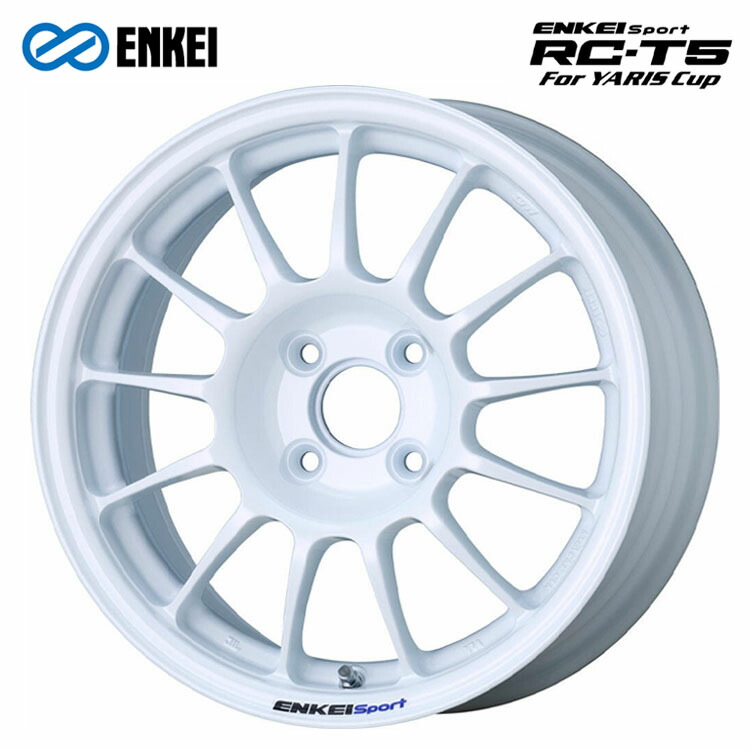 【楽天市場】送料無料 エンケイ エンケイ スポーツ RC-T5 For YARIS Cup 7J-15 +48 4H-100 新品 ENKEI ENKEI Sport RC-T5 For ...
