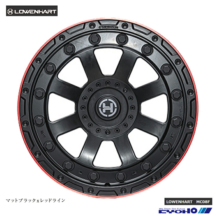 【楽天市場】送料無料 共豊 レーベンハート MC08F 10J-20 +35 5H-130 LOWENHART MC08F (MBR) (20インチ) 5H130 10J+35 (1本/2本 ...