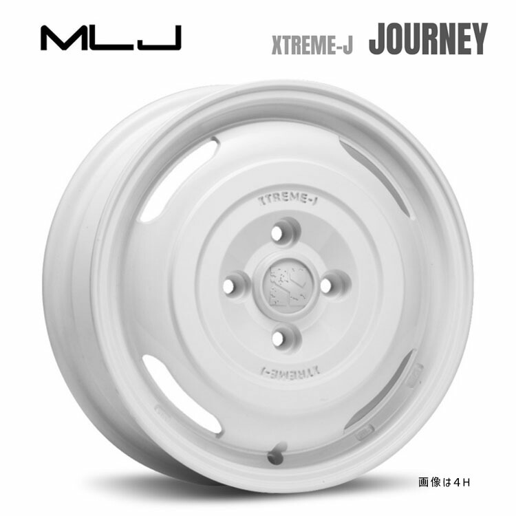 【楽天市場】送料無料 MLJ エクストリームJ ジャーニー 5J-14 +48 5H-114.3 MLJ XTREME-J JOURNEY (14インチ) 5H114.3 5J+48 (1本 ...
