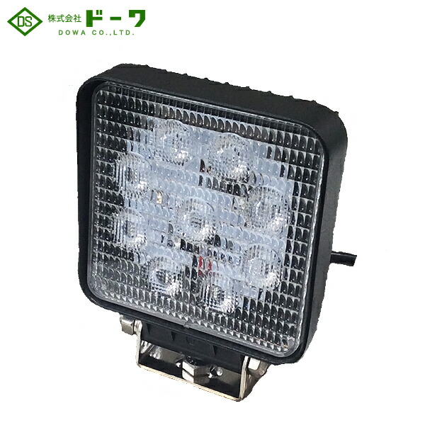 【楽天市場】DOWA ドーワ LED 薄型 ワークランプ 12V/24V共用 9灯 P-8028：Car Parts TSC