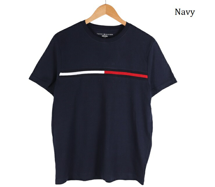 【楽天市場】TOMMY HILFIGER トミーヒルフィガー Tシャツメンズ 半袖 M TINO SS TEE 7849807 ロゴ 刺繍 ...