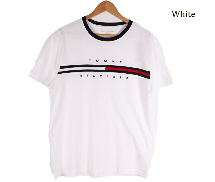 【楽天市場】TOMMY HILFIGER トミーヒルフィガー Tシャツメンズ 半袖 M TINO SS TEE 7849807 ロゴ 刺繍 ...