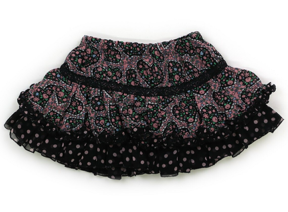 【楽天市場】ブーフーウー BOO FOO WOO/natural boo スカート 90 女の子 黒、ピンク、花柄、ドット 子供服 ベビー服 ...