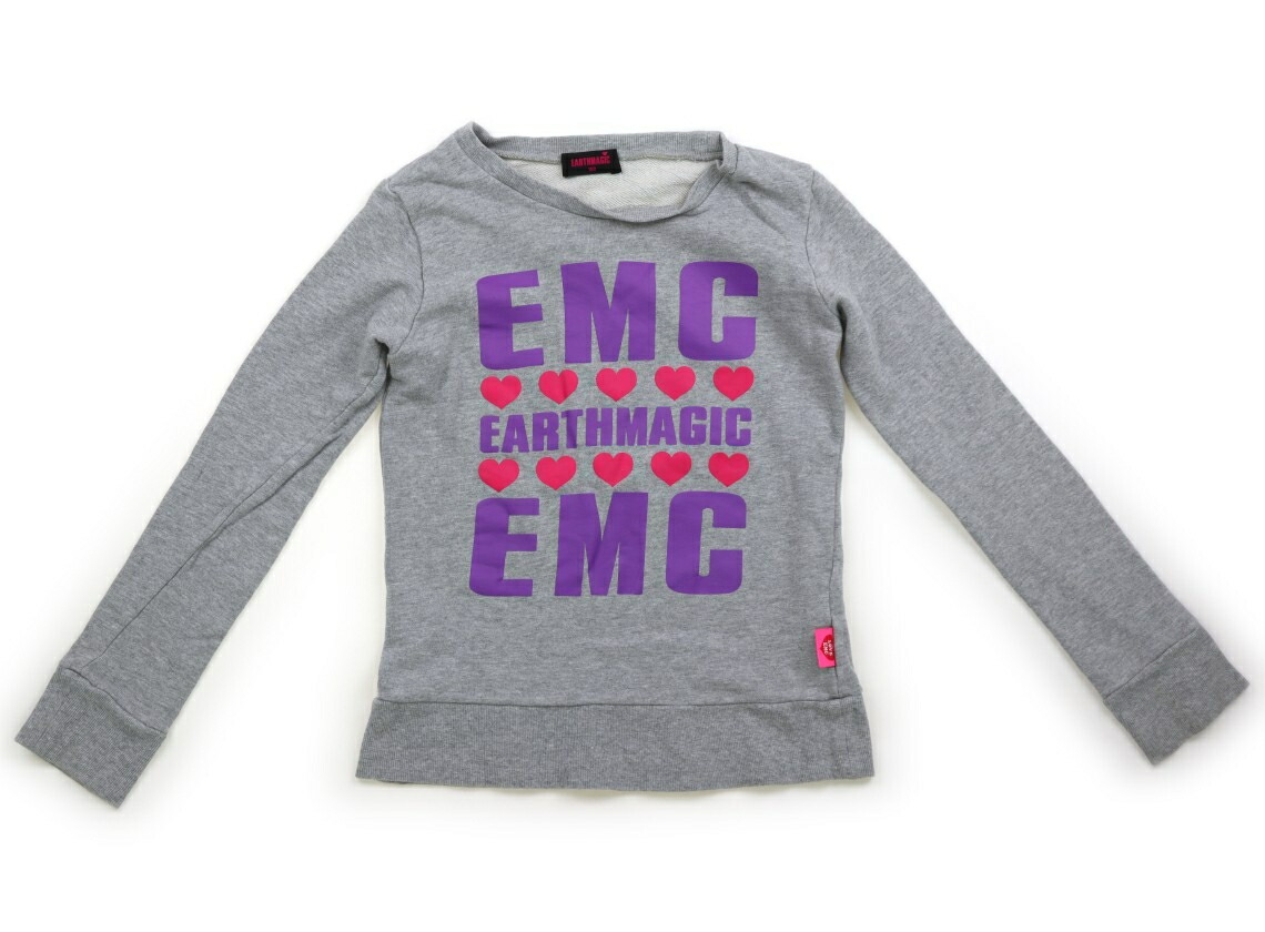 【楽天市場】アースマジック EARTHMAGIC トレーナー・プルオーバー 160 女の子 グレー 子供服 ベビー服 キッズ アウトレット ユーズド 【中古】キッズ・ベビー・マタニティ：CarryOn