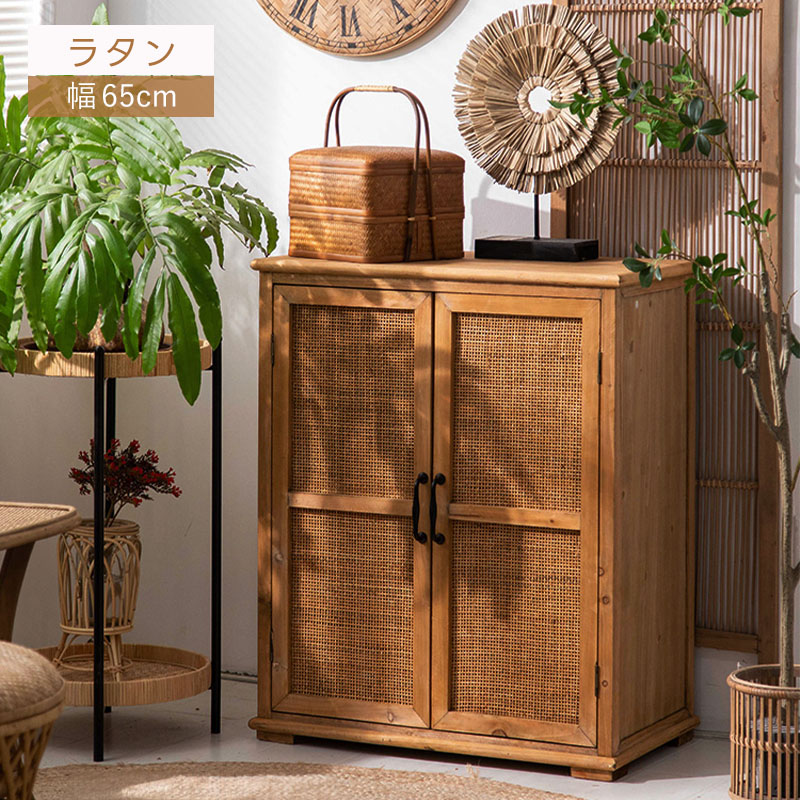 【楽天市場】【脚の取り付けが必要】【5年保証】収納棚 キャビネット サイドボード リビングボード リビング 棚 収納 サイドチェスト サイドキャビネット ラタン キャビネット ラタン調 ラタン ...