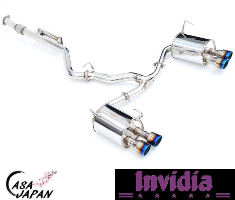 【楽天市場】INVIDIA スバル WRX S4 VB VBH 2.4L FA24F 2022年~ キャットバック マフラー エキゾースト ...