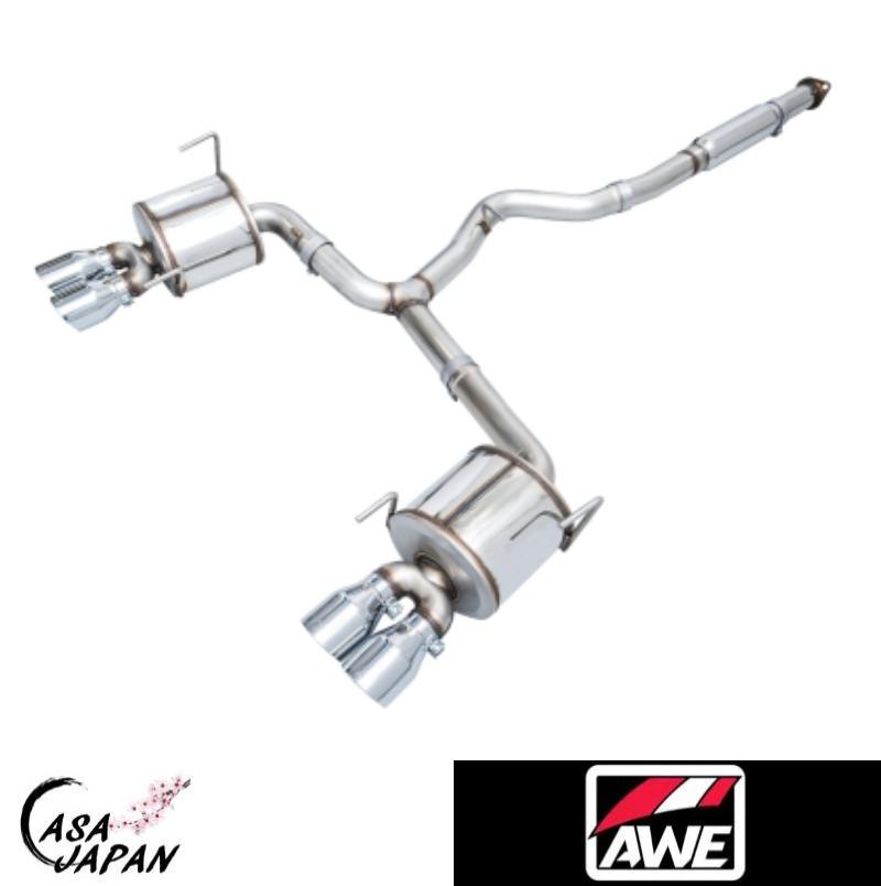 【楽天市場】AWE スバル WRX S4 VBH VB FA24F 2.4L 2022年~ キャットバック 馬力+7hpアップ ...