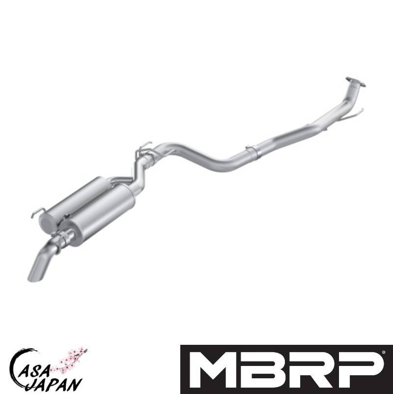 【楽天市場】MBRP トヨタ タコマ N400 2.4L T24A-FTS ターボ 2024年~ エキゾースト マフラー T304ステンレス ...