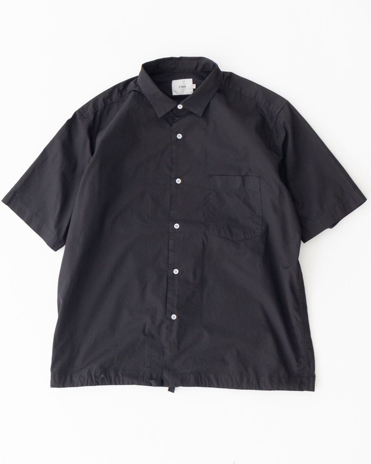 【楽天市場】RINEN / 70/1ツイル 裾ヒモ半袖レギュラーカラーシャツ 10クロ：CASDAY