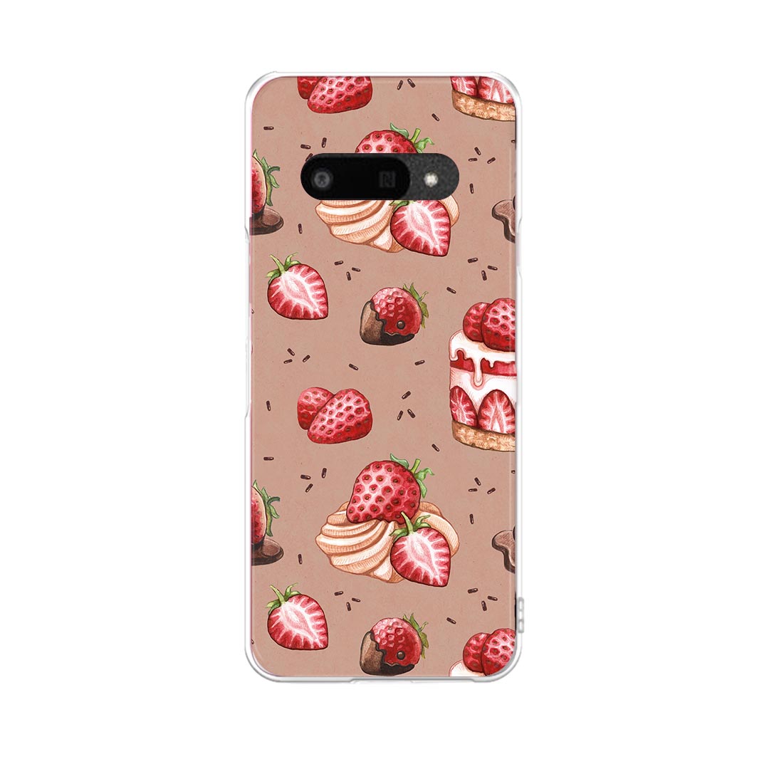 【楽天市場】DIGNO BX3 用 A401KC / A402KC / A403KC 共通対応 ケース カバー ハードケース 005544 ケーキ 苺 イラスト：スマコレ