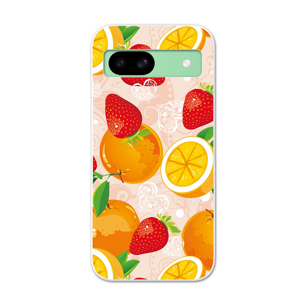 【楽天市場】Pixel 8a 用ハード ケース ピクセル8a pixel8a 対応 ケース カバー ハードケース 004075 果物 イラスト ...