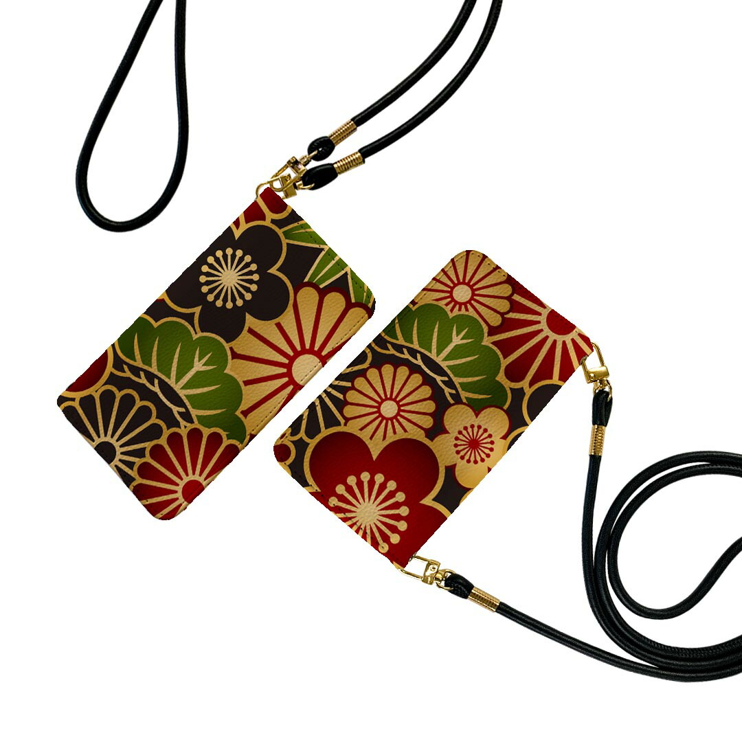 【楽天市場】らくらくスマートフォン F-52B ストラップ付き f52b ケース ショルダー スマホ 落下防止 手帳型 マグネット式 ピタッと閉まる スマホカバー 肩掛け 斜めかけ ...