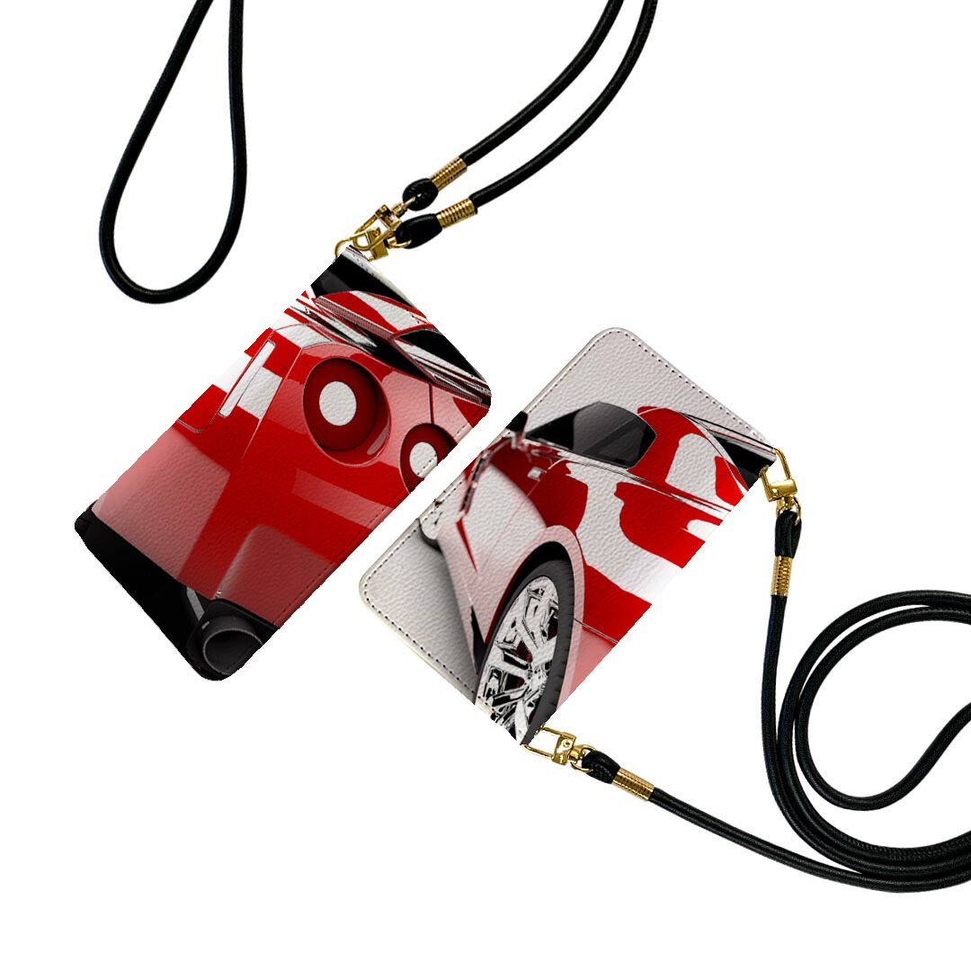 【楽天市場】Galaxy A23 5G SC-56C SCG18 ストラップ付き sc56c ケース ショルダー スマホ 落下防止 手帳型 ...