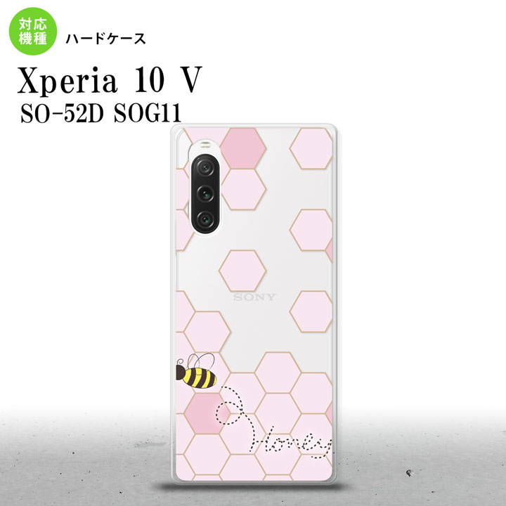 【楽天市場】Xperia10V Xperia10V スマホケース 背面ケース ハードケース ハニー クリア ピンク 2023年 7月発売 nk ...