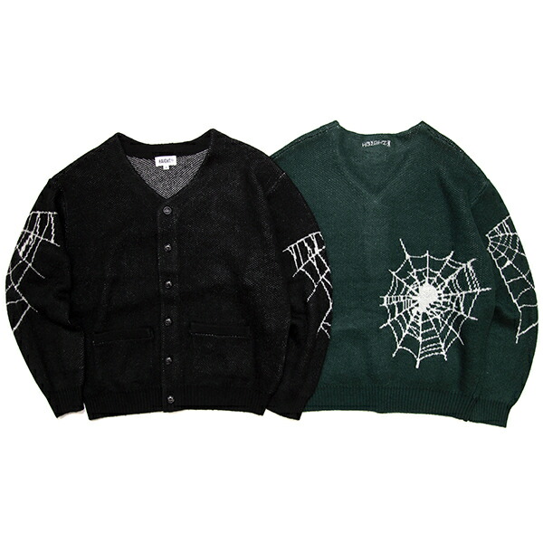 【楽天市場】HAIGHT ヘイト Spider Cardigan 送料無料 カーディガン オーバーサイズ ゆったりとしたシルエット ...
