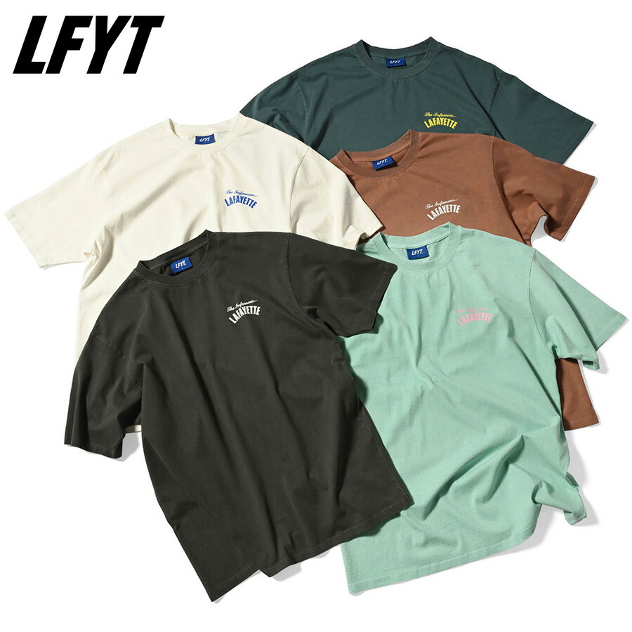【楽天市場】ラファイエット Tシャツ LFYT PIGMENT DYED INFAMOUS LOGO TEE メンズ tシャツ 半袖 ブランド 綿 コットン おしゃれ かっこいい ...
