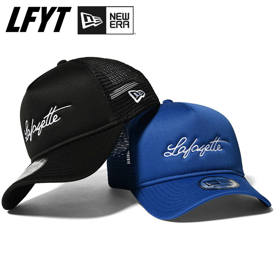 【楽天市場】ラファイエット ニューエラ キャップ LFYT × NEW ERA エルエフワイティー 9FORTY メッシュキャップ ブラック ...