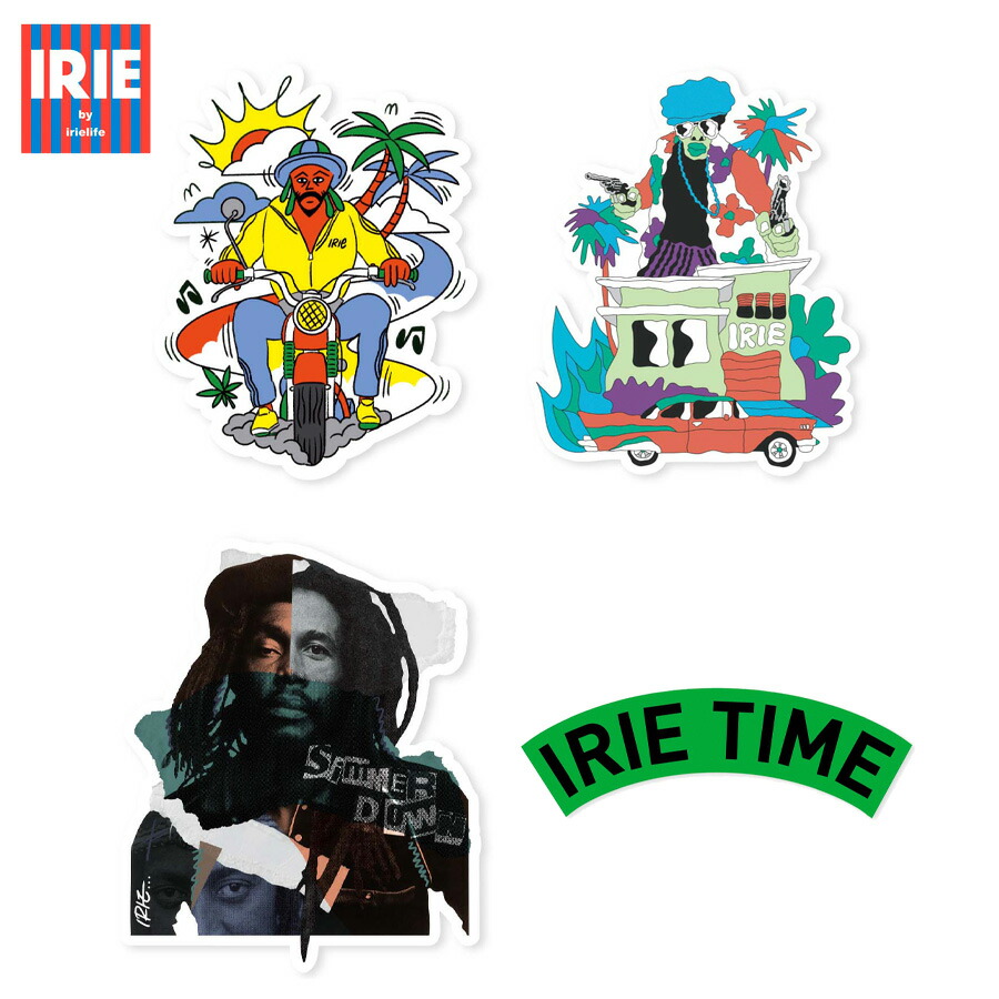 【楽天市場】アイリーライフ ステッカー IRIE LIFE WATERPROOF STICKER 防水 耐水 屋外使用可能 屋外耐候年数約3 ...