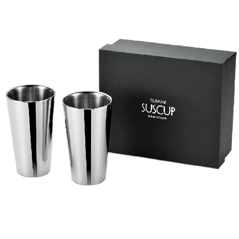 【楽天市場】【メイド・イン・ツバメ】SUSCUP サス2重ストレートカップ 2客セット (250ml)：虹八-Kohya-