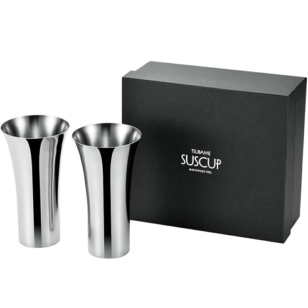 【楽天市場】【メイド・イン・ツバメ】SUSCUP サスビアカップ 2客セット (380ml)：虹八-Kohya-