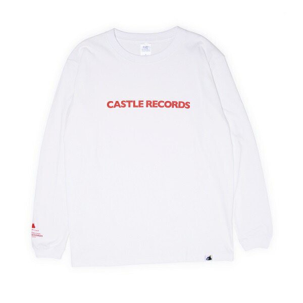 【楽天市場】CASTLE-RECORDS LONG T-shirts (WHITE x RED)：CASTLE RECORDS