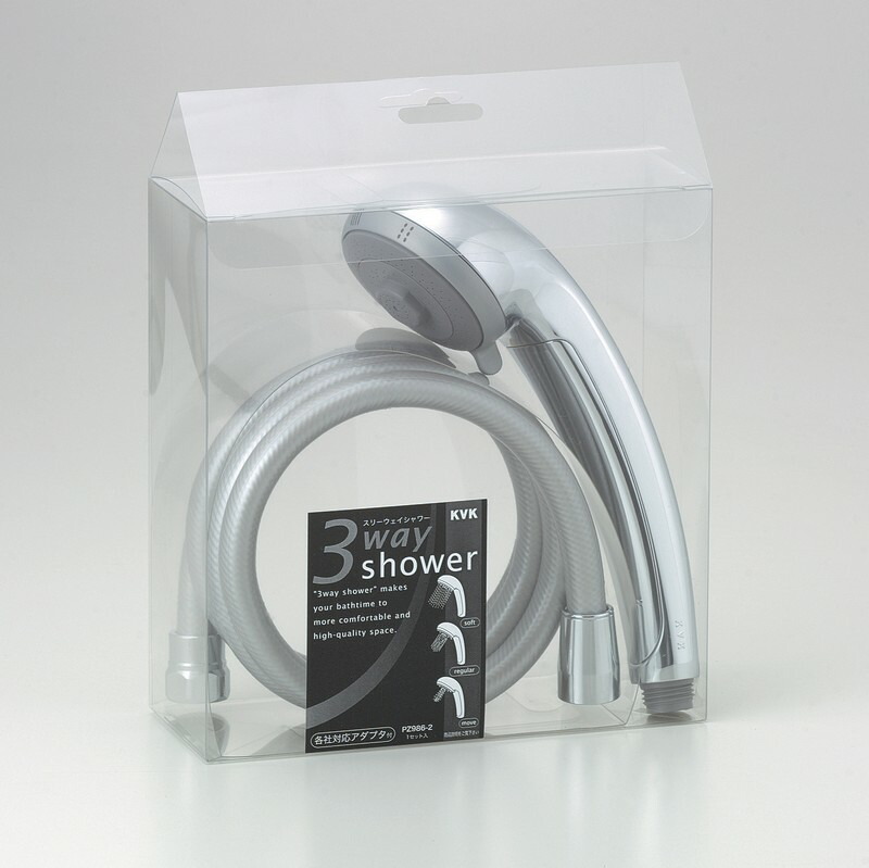 【楽天市場】KVK【PZ986-2】3wayシャワーヘッド＆ホースアタッチメント付1.6m：おしゃれリフォーム通販 せしゅる