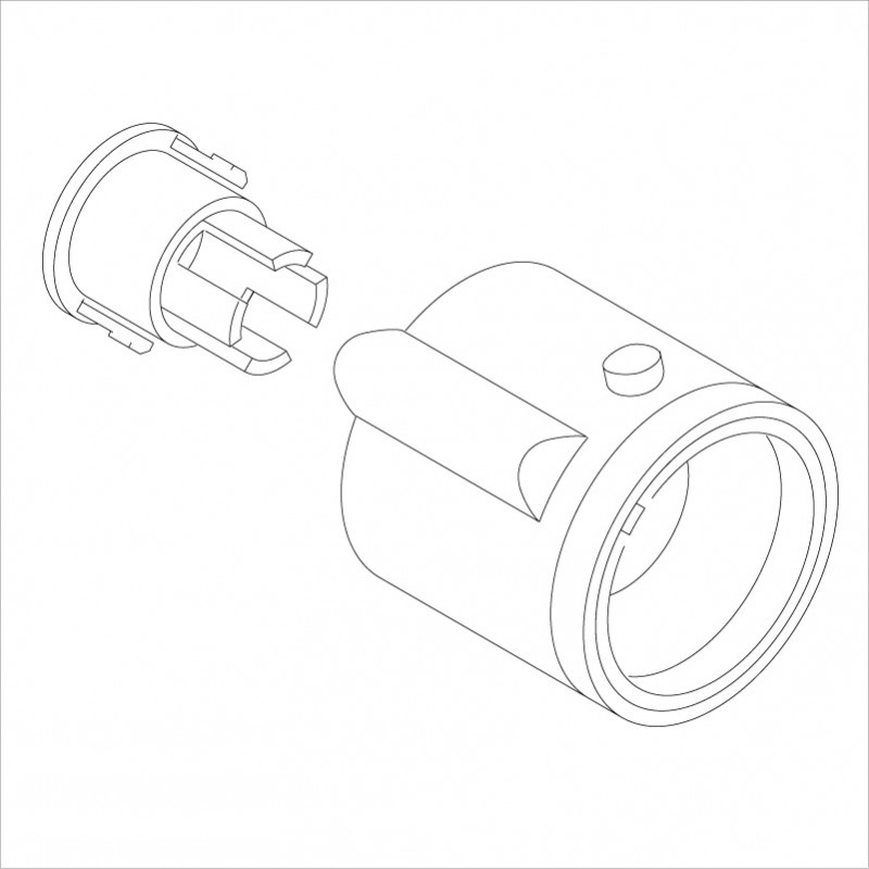 【楽天市場】KVK 【KP311/800】 旧MYMMS8200・MC8200・MC2000シリーズ温調ハンドルめっき 旧MYM補修部品＞レバー・ハンドル [新品] 【純正品】：水道材料屋 一番館