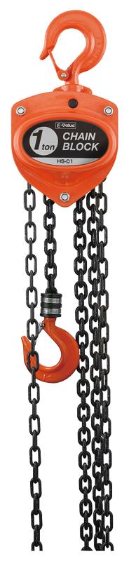 【楽天市場】イーバリュー(E-Value) チェーンブロック 1トン 揚程2.5m HS-C1：Catwalks 1 楽天市場店
