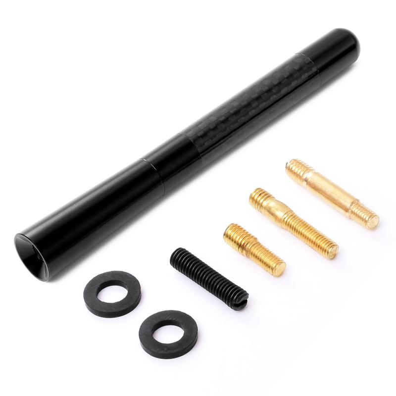 【楽天市場】[SOY’S F] 車アンテナ ショートアンテナ （12cm/取り付け部品付属） 車 アンテナ AM FM 汎用 カーアンテナ ...