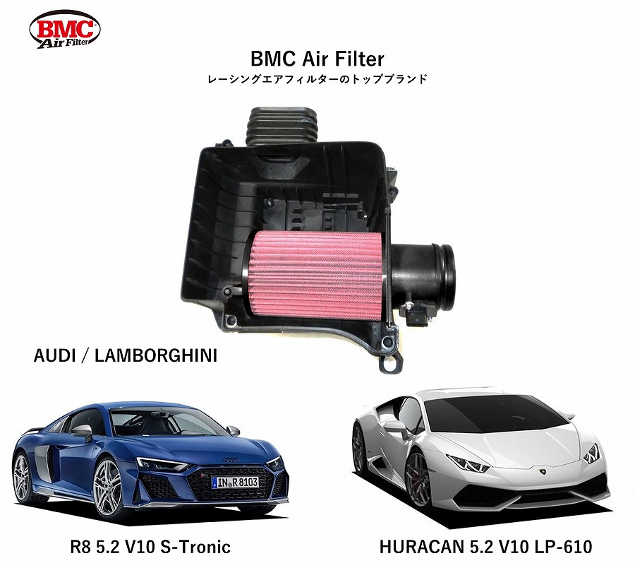【楽天市場】【正規輸入品】【送料無料】 BMC Replacement Filter FB807/08 for LAMBORGHINI ...