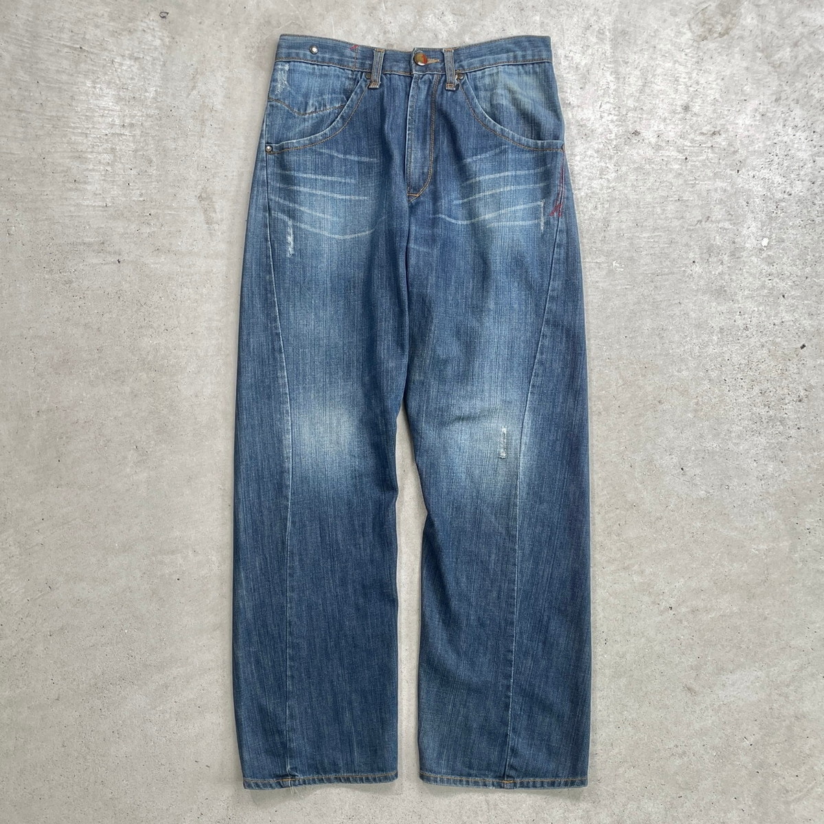 【楽天市場】00年代 Levi's ENGINEERED JEANS リーバイス エンジニア 立体裁断 変形デニムパンツ メンズ30相当 古着 ...