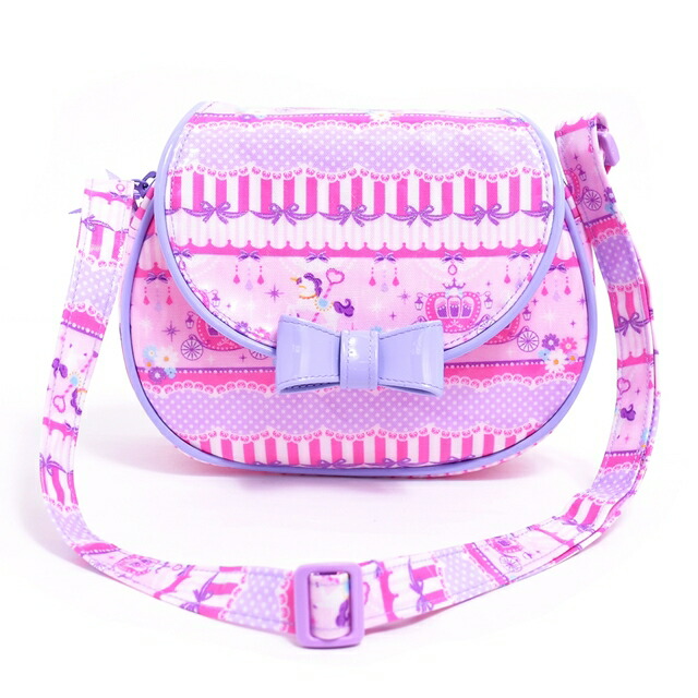 【楽天市場】【全品対象！まとめ割】ポシェット レースチュールとメリーゴーランド ピンク ポーチ サコッシュ コンパクト ミニ バッグ 斜めがけ ...