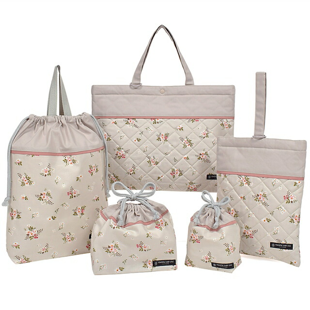 【楽天市場】【3/4頃入荷予定】 入園入学セット キルティング プティ ブーケ 入園セット 入学セット 入園準備 入学準備 レッスンバッグ ...