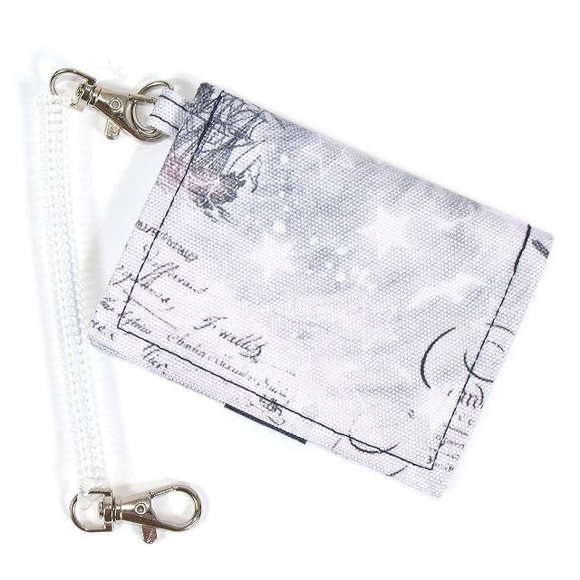 【楽天市場】【週末限定 8％OFF】【30％OFF】パスケース 撥水 軽量タイプ クジラと航海日誌 子供用 キッズ 男の子 定期入れ チェーン付き ていき入れ パス ケース カード ケース ...