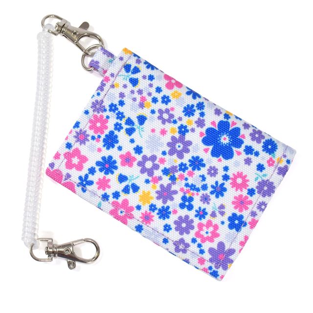 【楽天市場】【MAX12％OFF 早割】パスケース 撥水 軽量 フラワー模様のエアリーシャワー 子供用 キッズ 女の子 定期入れ チェーン付き ていき入れ パス ケース カード ケース ...