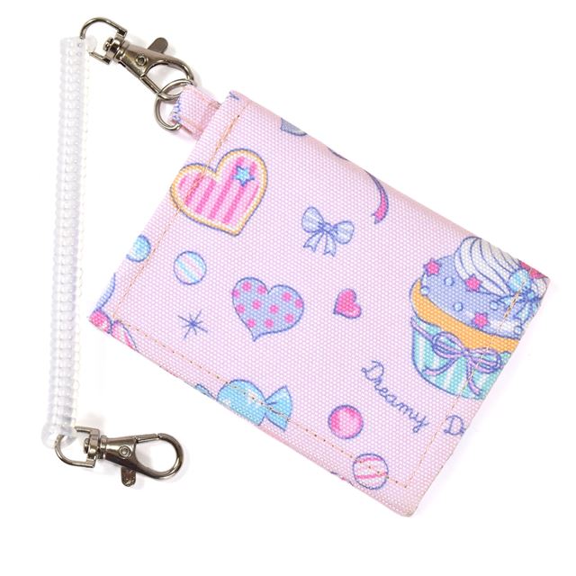 【楽天市場】【全品対象！まとめ割】パスケース 撥水 軽量 ミルキースイーツのキャンディアラモード 子供用 キッズ 女の子 定期入れ チェーン付き ていき入れ パス ケース カード ケース ...