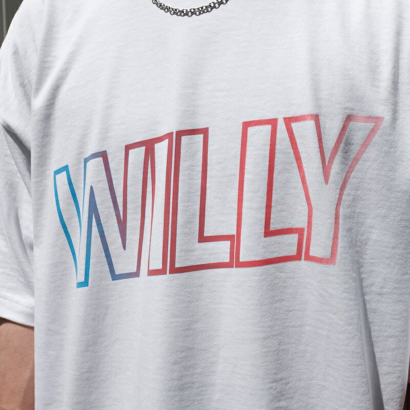 【楽天市場】WILLY CHAVARRIA / WILLY GRADIENT LOGO T WILLY WHITE 24SS 送料無料：CCTB
